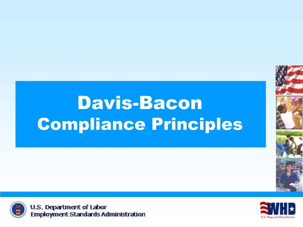 PPT - Davis-Bacon Compliance Principles PowerPoint Presentation, free ...