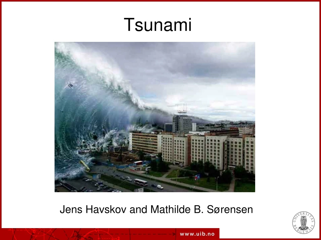 PPT - Tsunami PowerPoint Presentation, free download - ID:3003