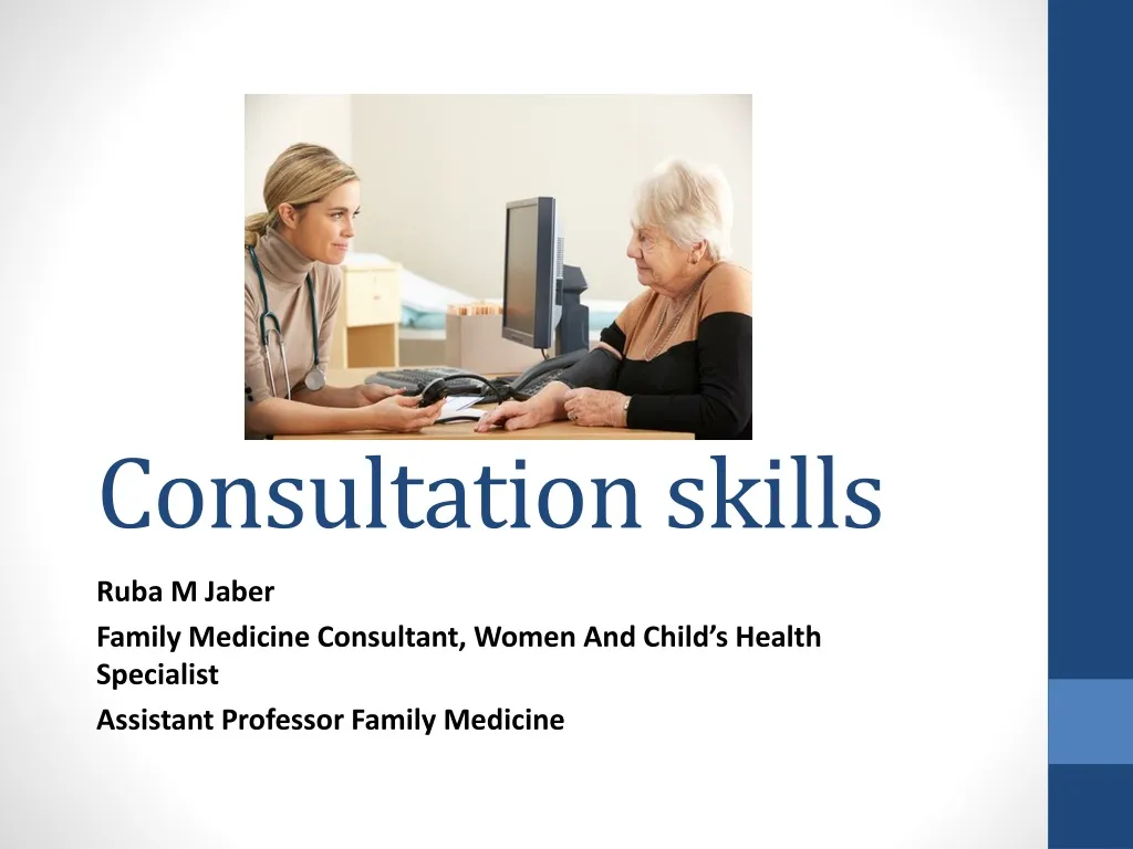 PPT - Consultation skills PowerPoint Presentation, free download - ID ...