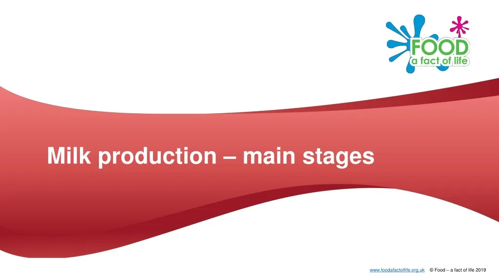 PPT - Milk production – main stages PowerPoint Presentation, free ...