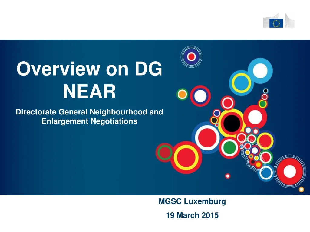 PPT - Overview on DG NEAR Directorate General Neighbourhood and ...