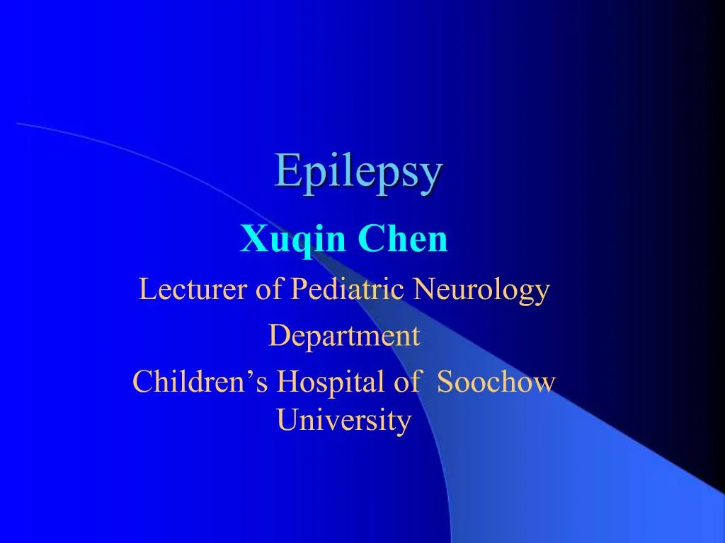 PPT - Epilepsy PowerPoint Presentation, free download - ID:308173