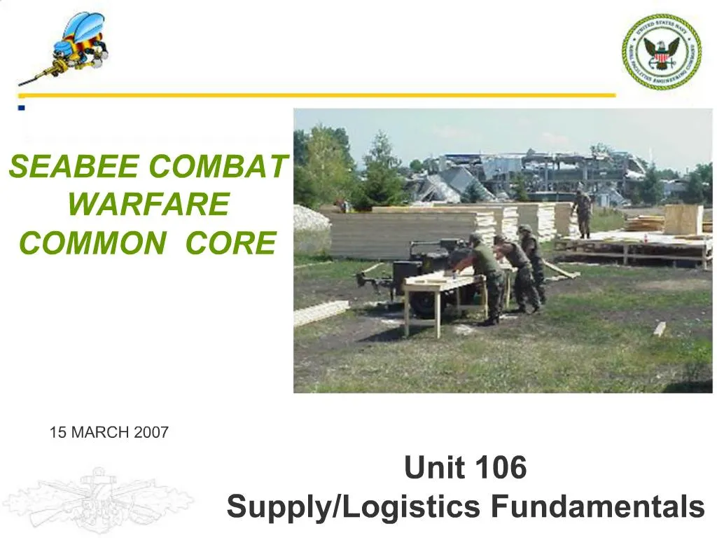 PPT - SEABEE COMBAT WARFARE COMMON CORE PowerPoint Presentation, free ...