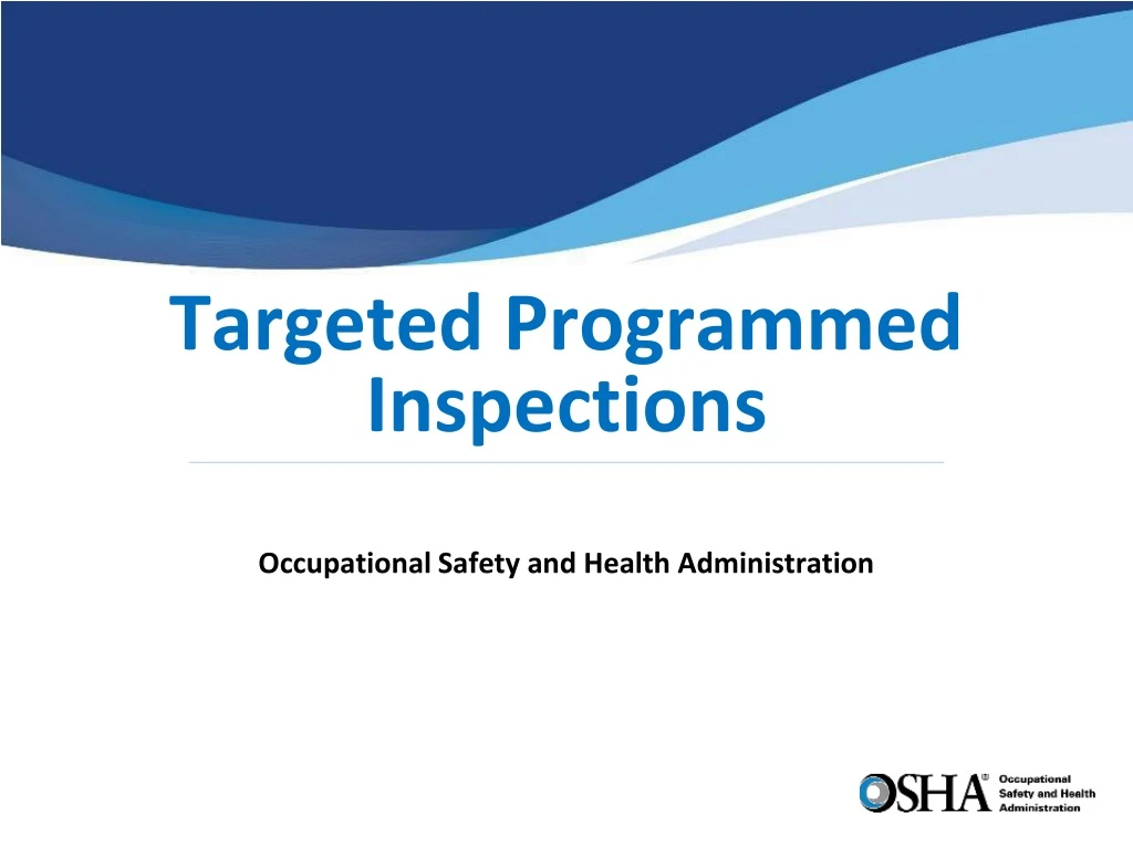 PPT - Targeted Programmed Inspections PowerPoint Presentation, free ...