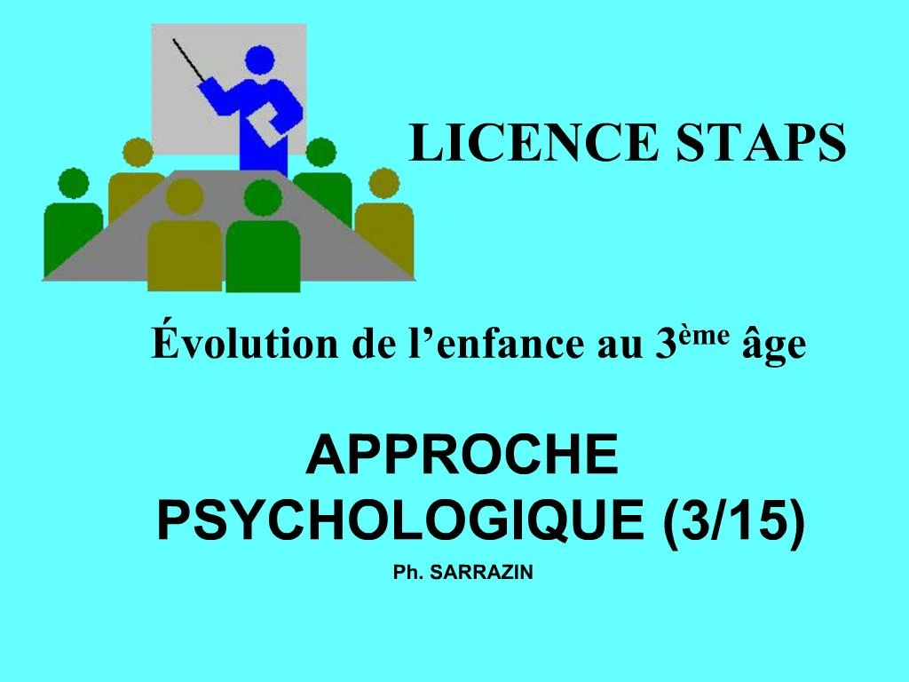 PPT - LICENCE STAPS PowerPoint Presentation, free download - ID:319110