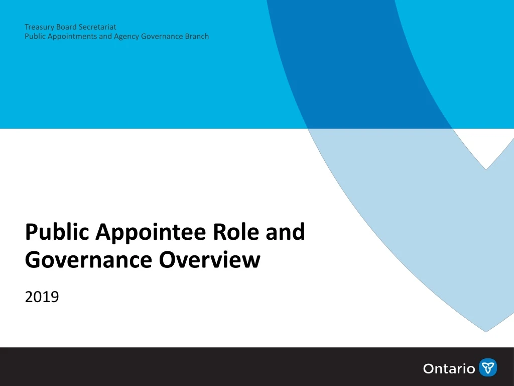 PPT - Public Appointee Role and Governance Overview PowerPoint ...