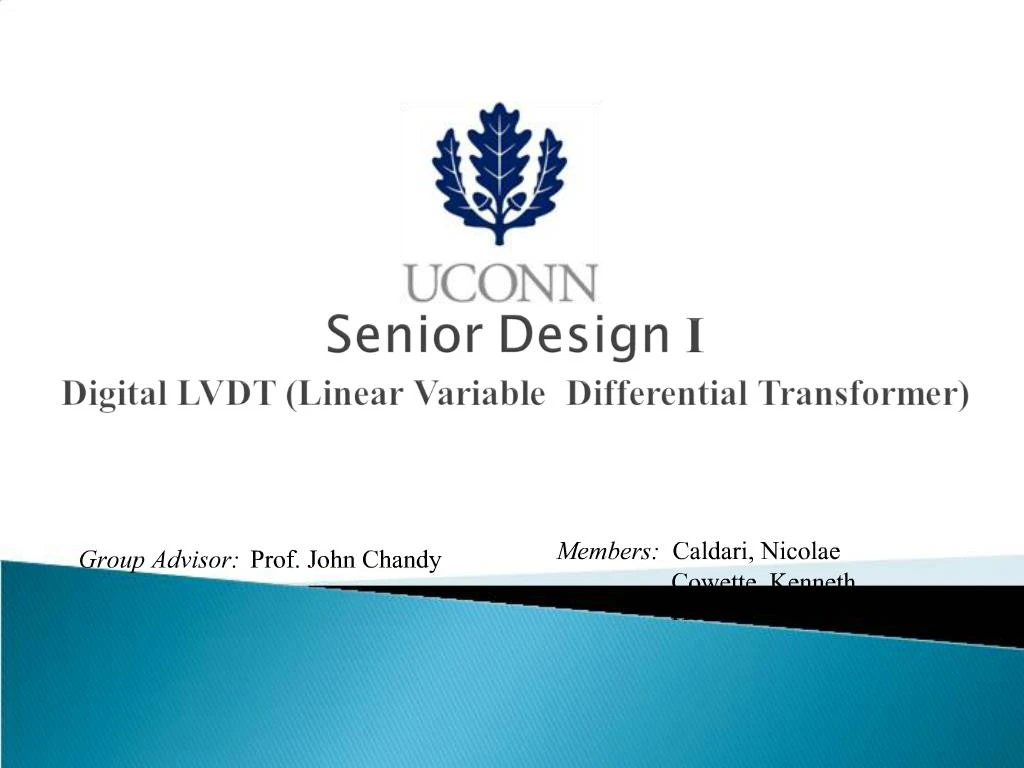 PPT - Senior Design I Digital LVDT Linear Variable Differential ...