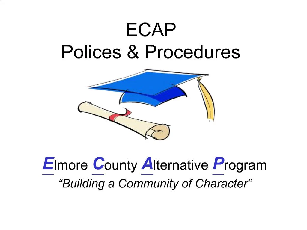 PPT - ECAP Polices Procedures PowerPoint Presentation, free download ...