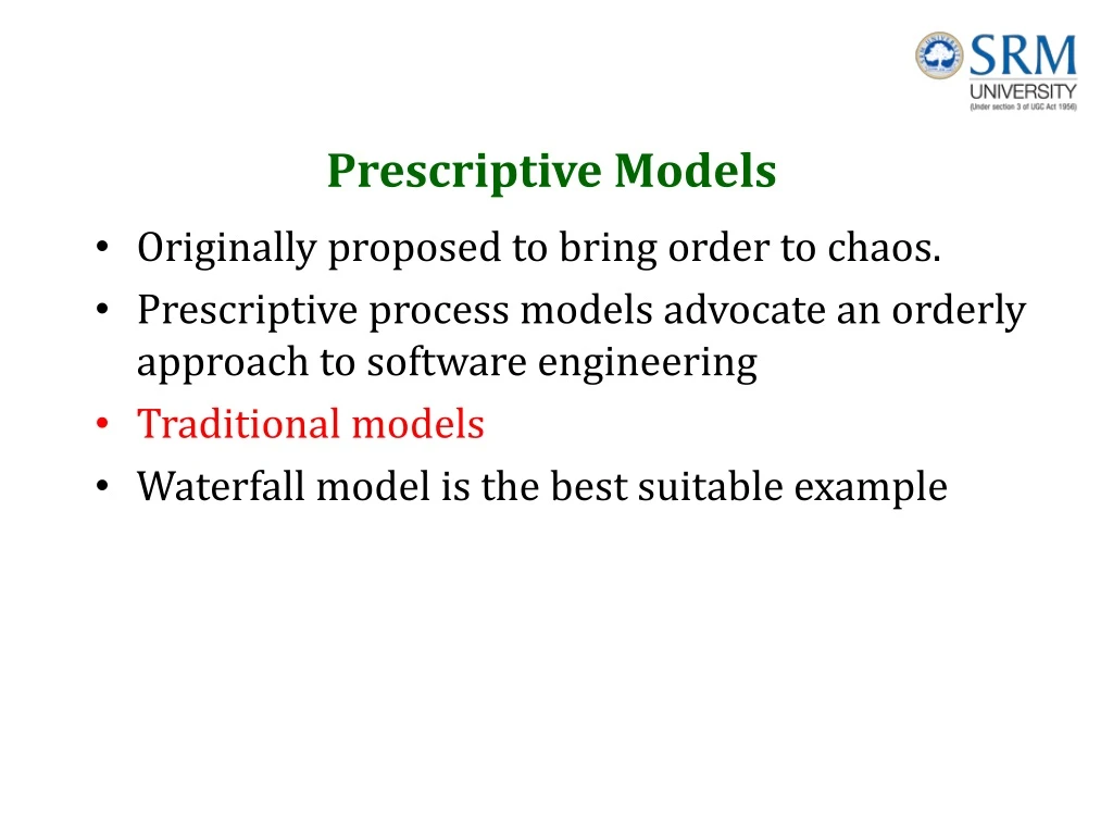 PPT - Prescriptive Models PowerPoint Presentation, free download - ID ...