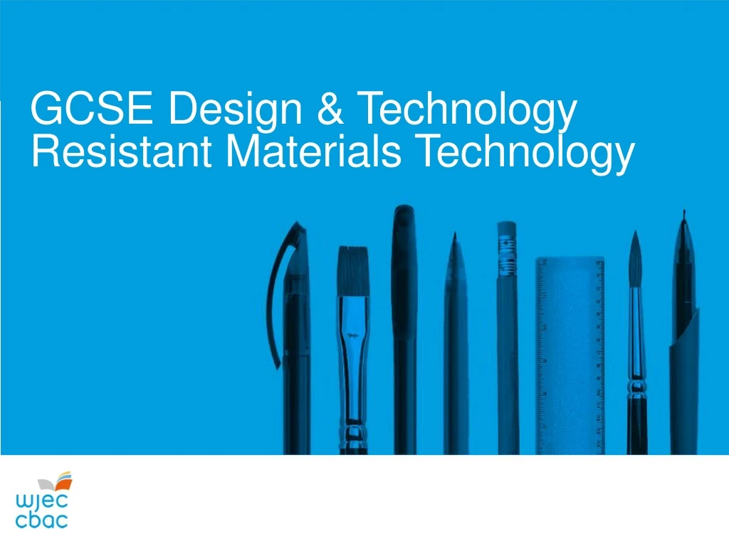 PPT - GCSE Design & Technology Resistant Materials Technology ...