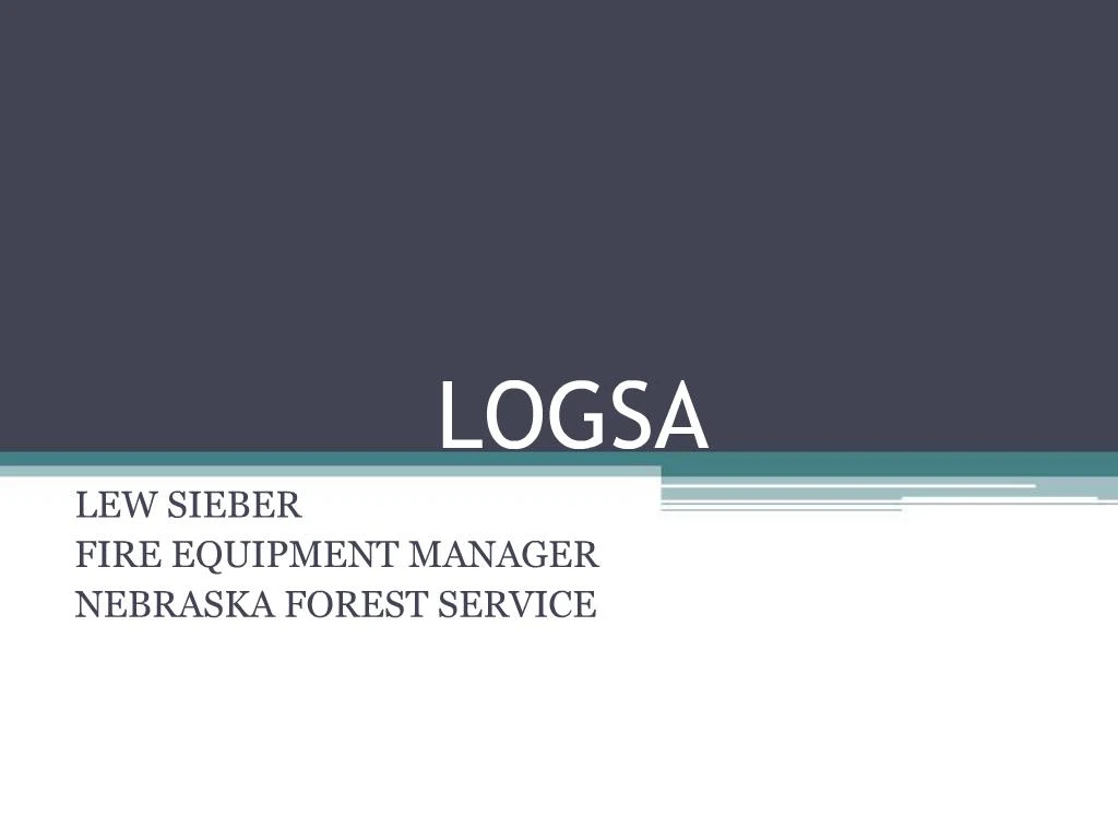PPT - LOGSA PowerPoint Presentation, free download - ID:323992