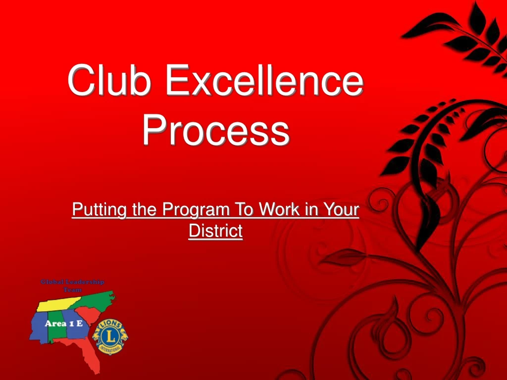 PPT - Club Excellence Process PowerPoint Presentation, free download ...