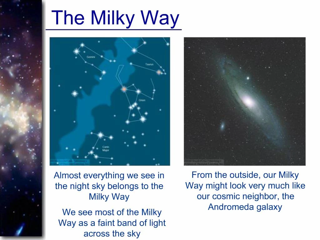 PPT - The Milky Way PowerPoint Presentation, free download - ID:325872
