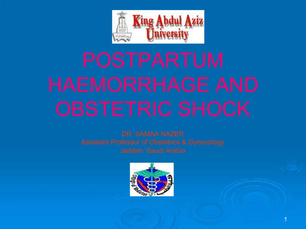 Ppt Postpartum Haemorrhage And Obstetric Shock Powerpoint Presentation Id326278