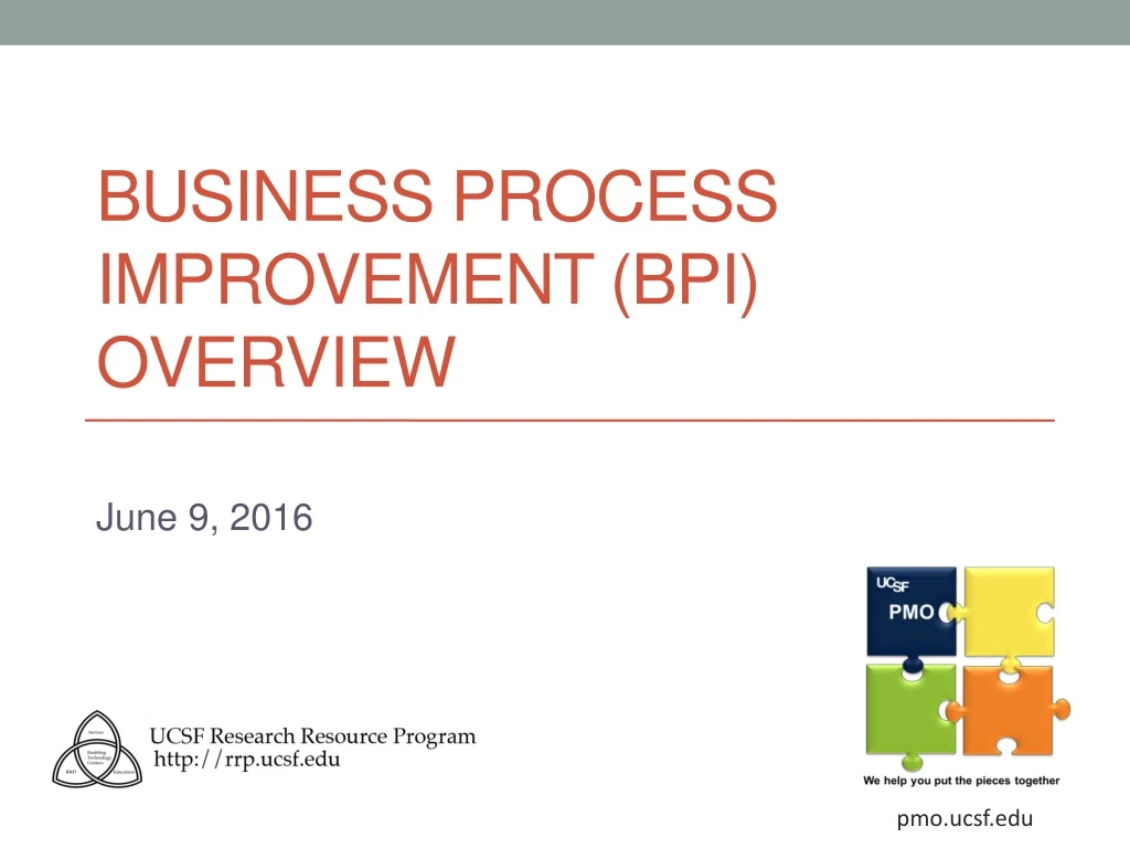 PPT - Business process improvement (BPI) overview PowerPoint ...