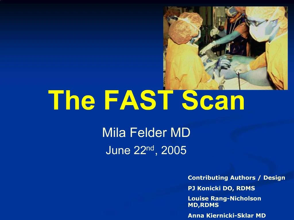 PPT - The FAST Scan PowerPoint Presentation, free download - ID:327454