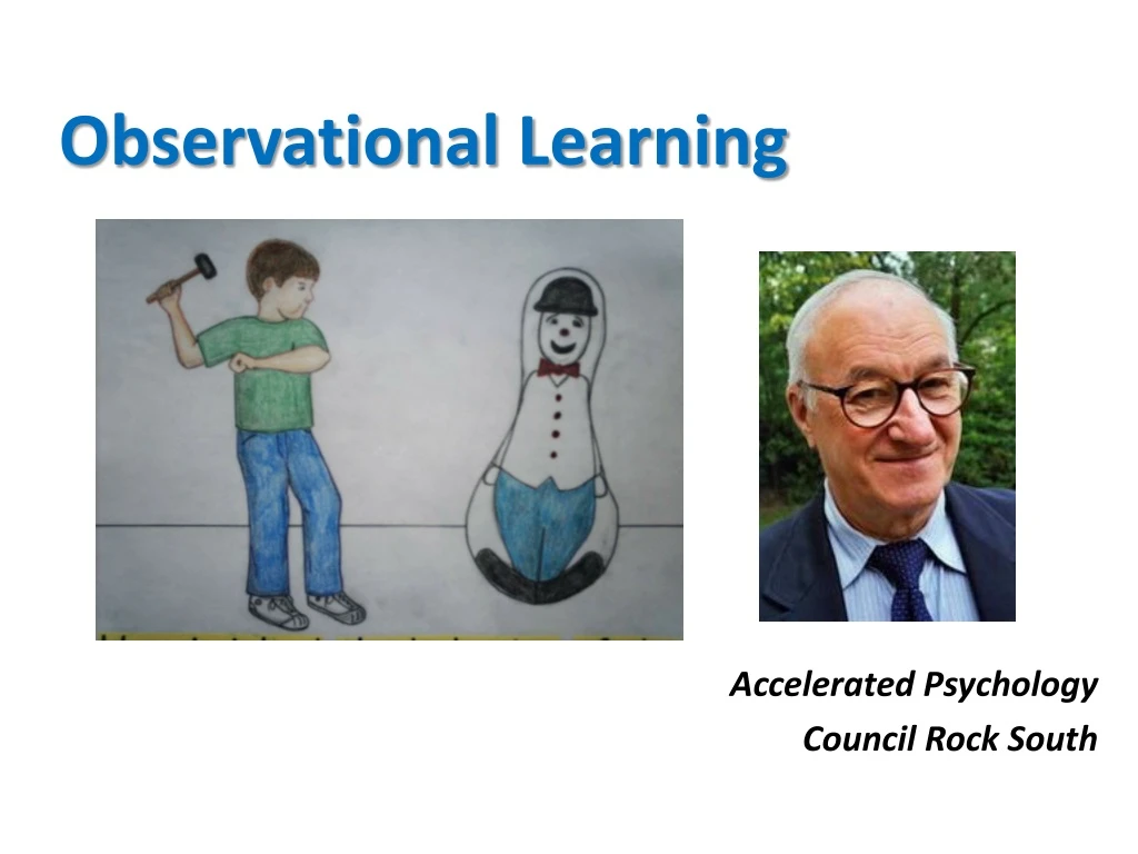 PPT - Observational Learning PowerPoint Presentation, free download ...