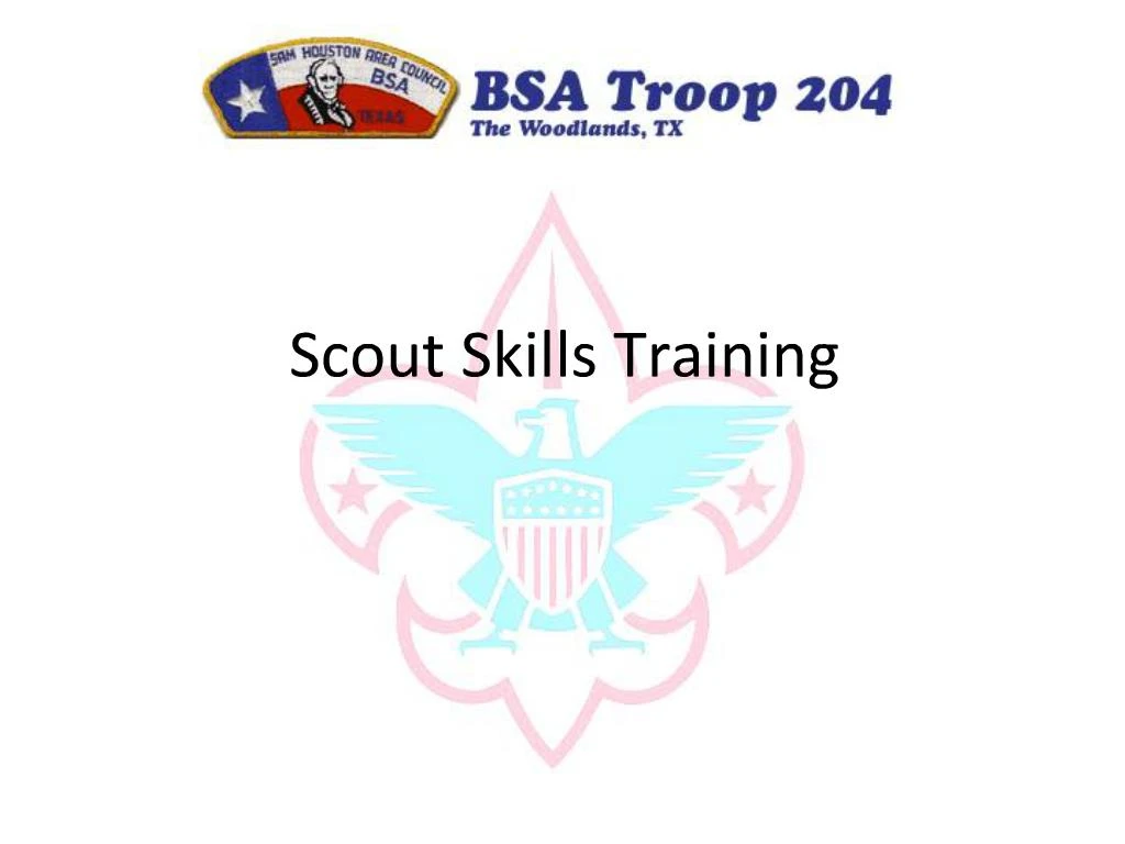 PPT - Scout Skills Training PowerPoint Presentation, free download - ID ...