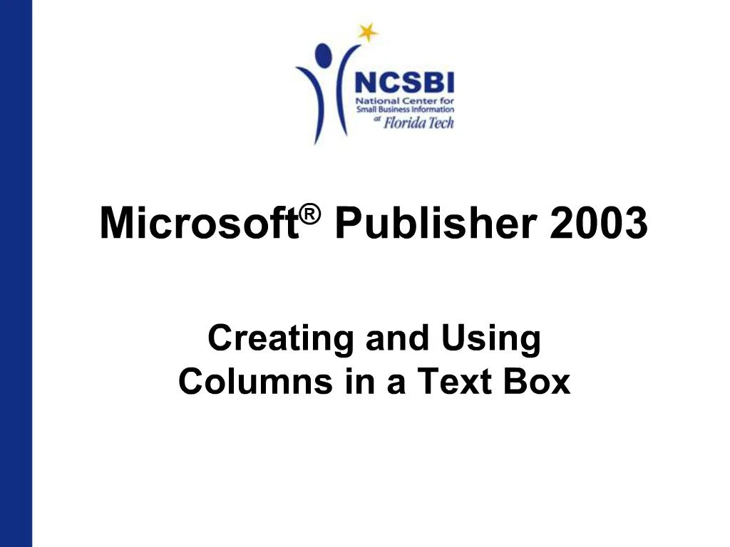 PPT - Microsoft Publisher 2003 PowerPoint Presentation, free download ...