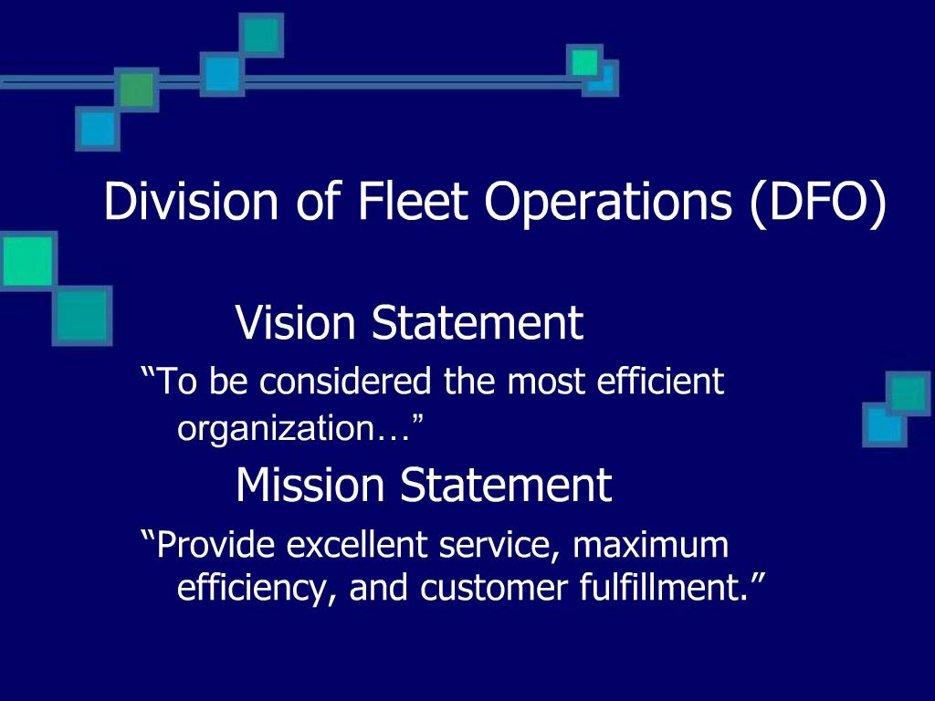 PPT - Division of Fleet Operations DFO PowerPoint Presentation, free ...