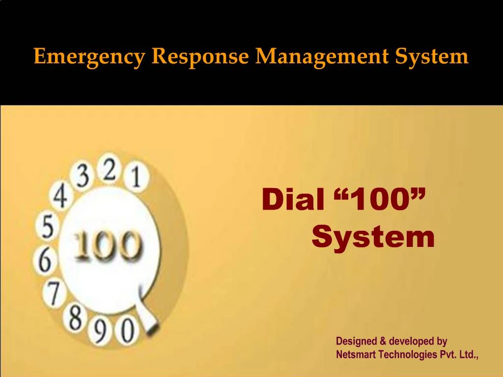 PPT - Emergency Response Management System PowerPoint Presentation ...