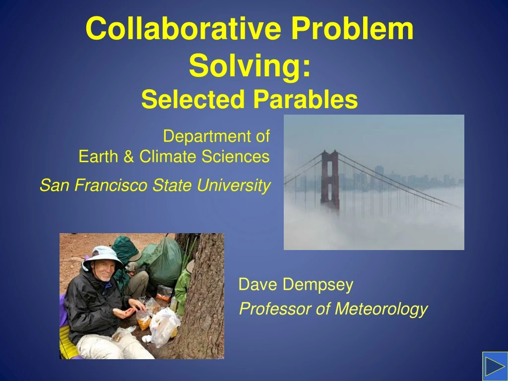 PPT - Collaborative Problem Solving: Selected Parables PowerPoint Presentation - ID:338630