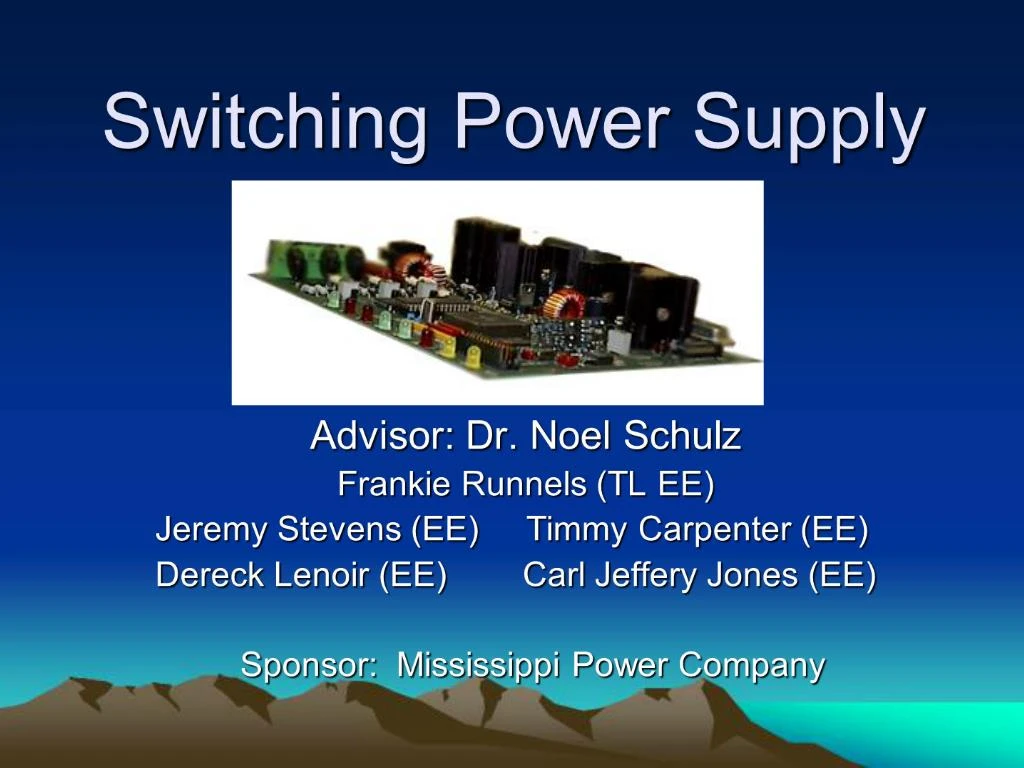 PPT - Switching Power Supply PowerPoint Presentation, free download ...