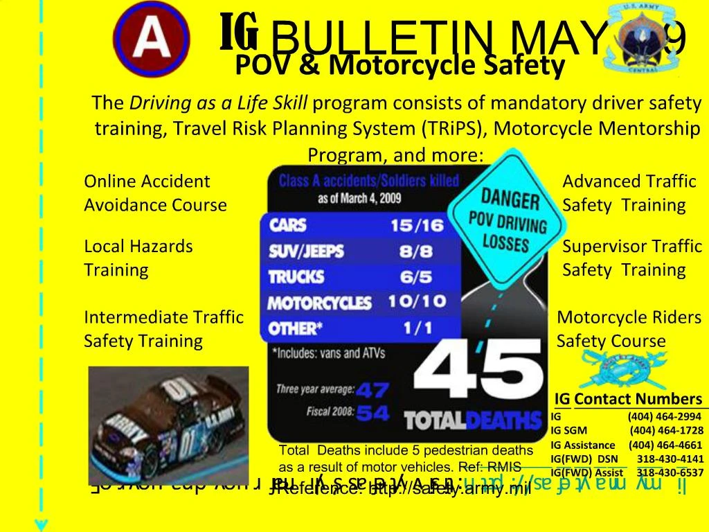 PPT - POV Motorcycle Safety The Driving as a Life Skill program ...
