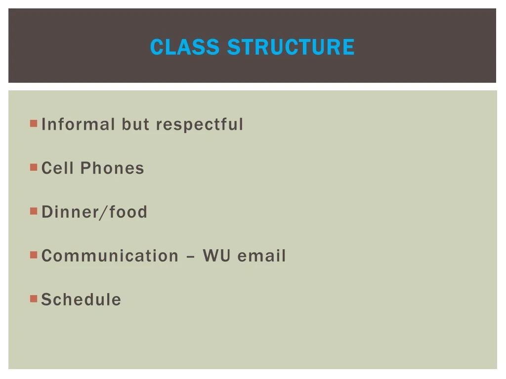 PPT - Class Structure PowerPoint Presentation, free download - ID:356968
