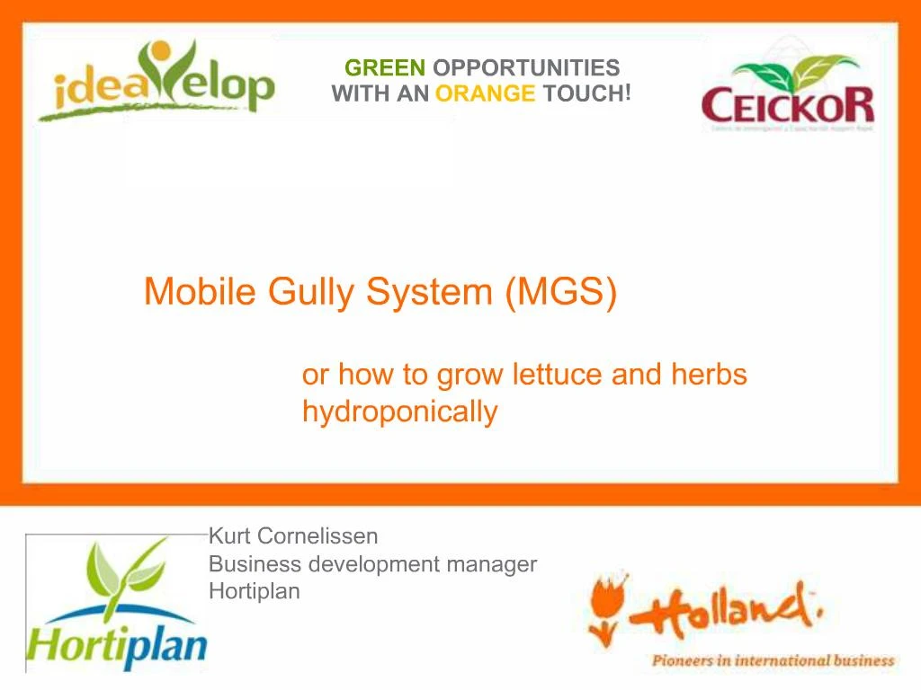 PPT - Mobile Gully System MGS PowerPoint Presentation, free download ...