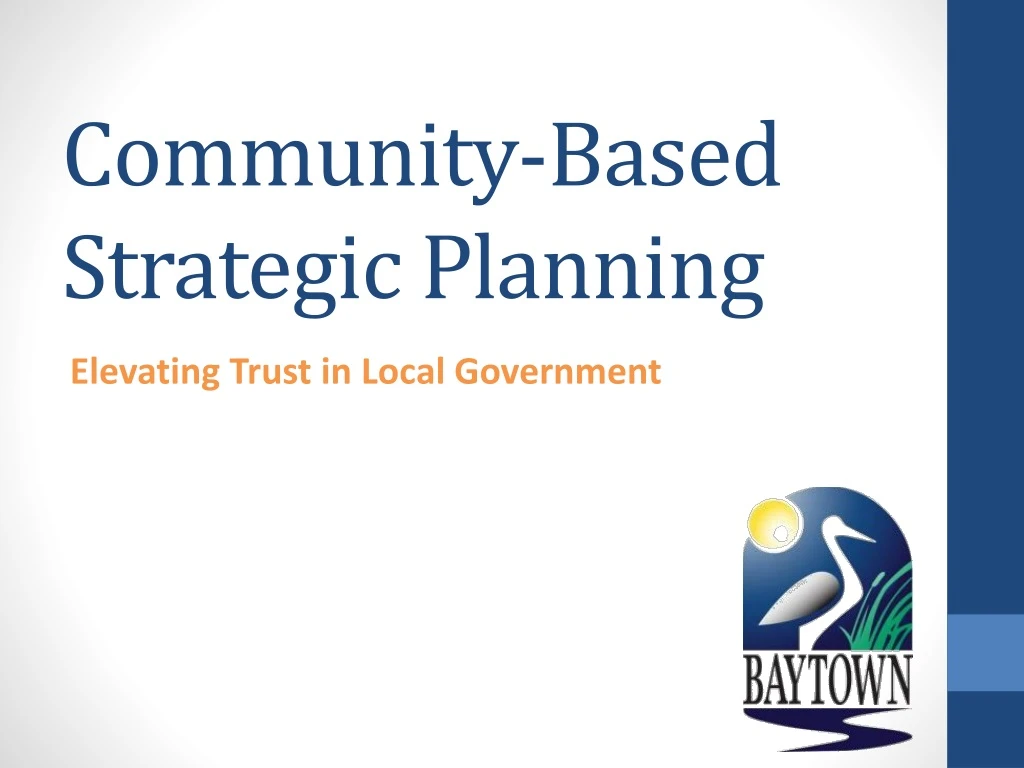 PPT - Community-Based Strategic Planning PowerPoint Presentation, free ...