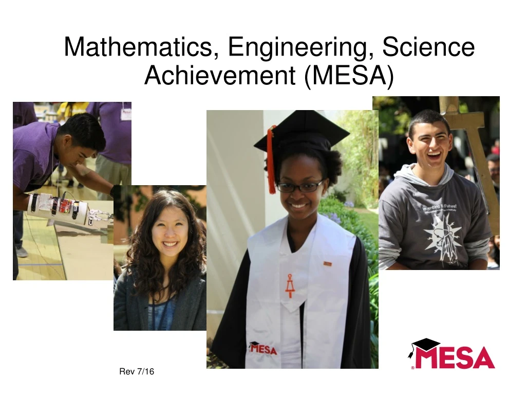 PPT - Mathematics, Engineering, Science Achievement (MESA) PowerPoint ...