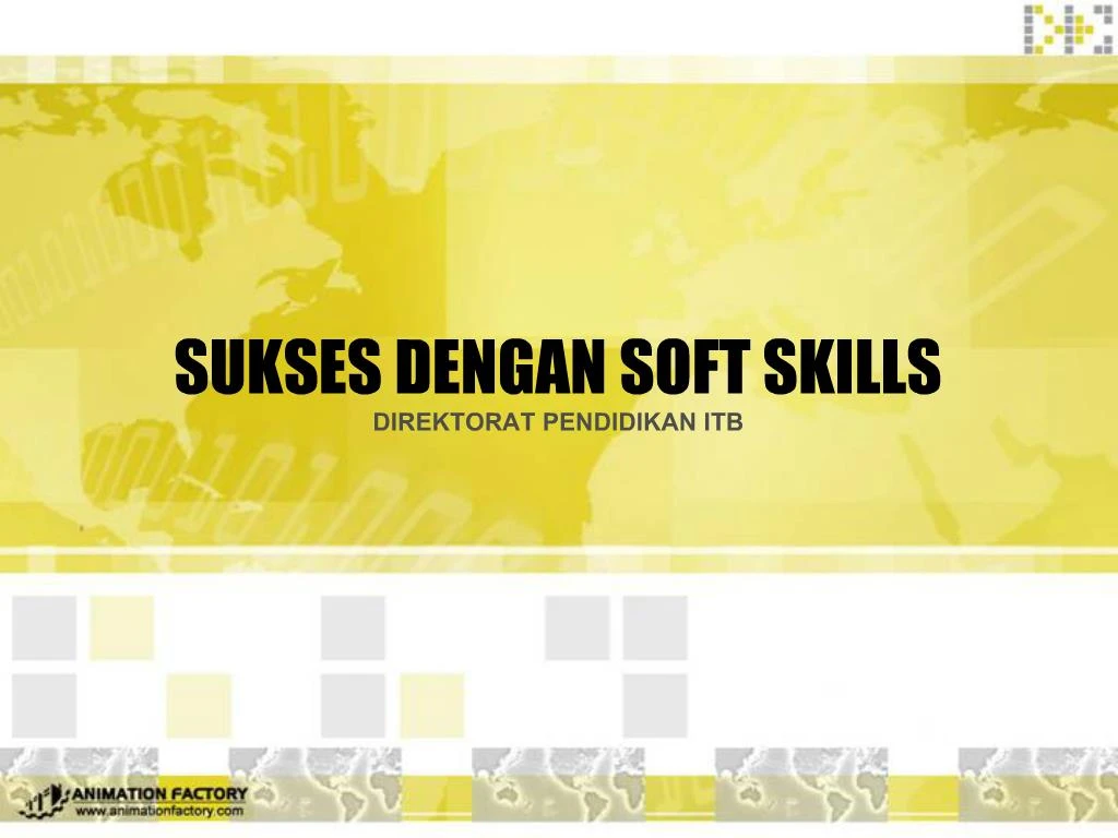 PPT - SUKSES DENGAN SOFT SKILLS PowerPoint Presentation, free download ...