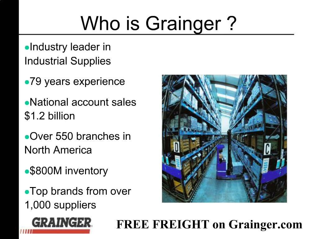 PPT - Who is Grainger PowerPoint Presentation, free download - ID:366289