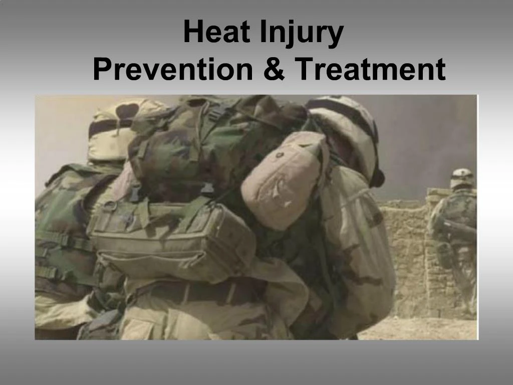 PPT - Heat Injury Prevention PowerPoint Presentation, free download ...