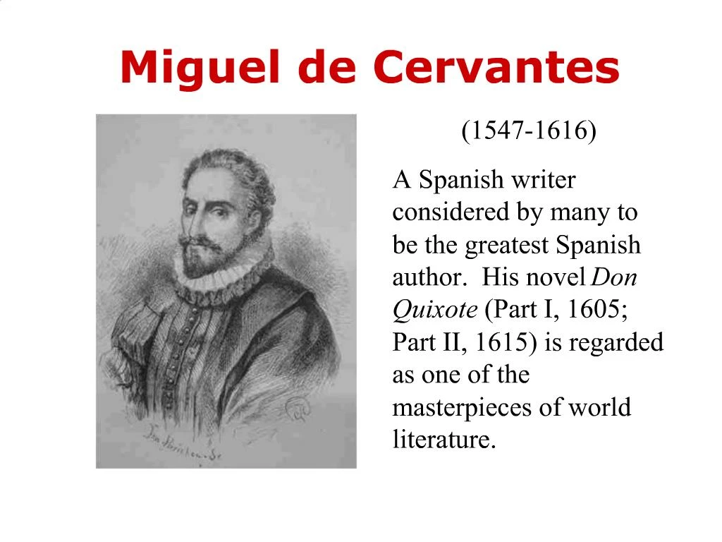 PPT - Miguel de Cervantes PowerPoint Presentation, free download - ID ...