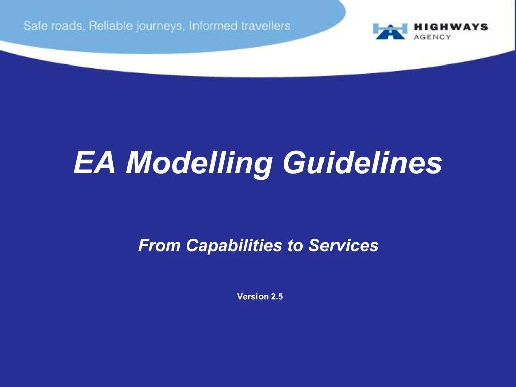 PPT - EA Modelling Guidelines PowerPoint Presentation, free download ...
