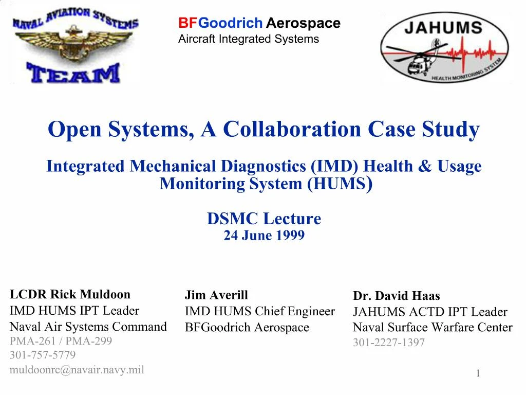PPT - Open Systems, A Collaboration Case Study Integrated Mechanical ...