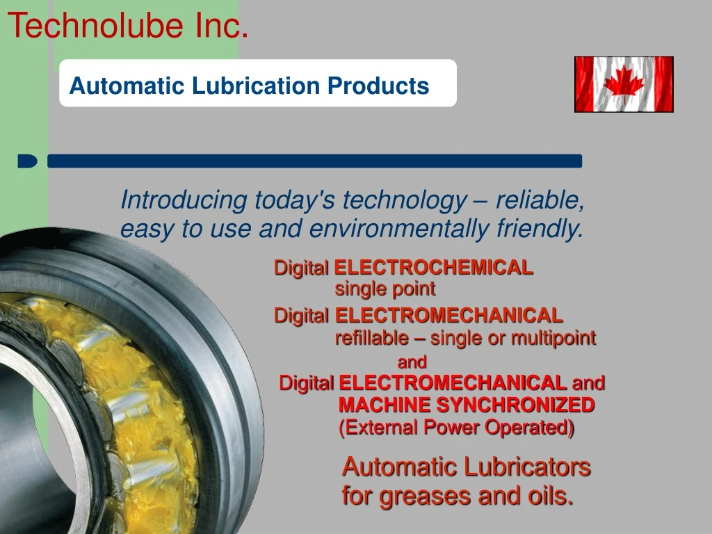 PPT - Automatic Lubrication Products PowerPoint Presentation, free ...