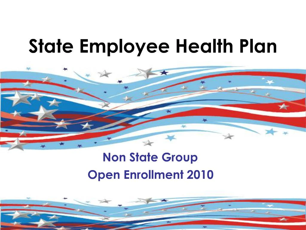 PPT - State Employee Health Plan PowerPoint Presentation, free download ...