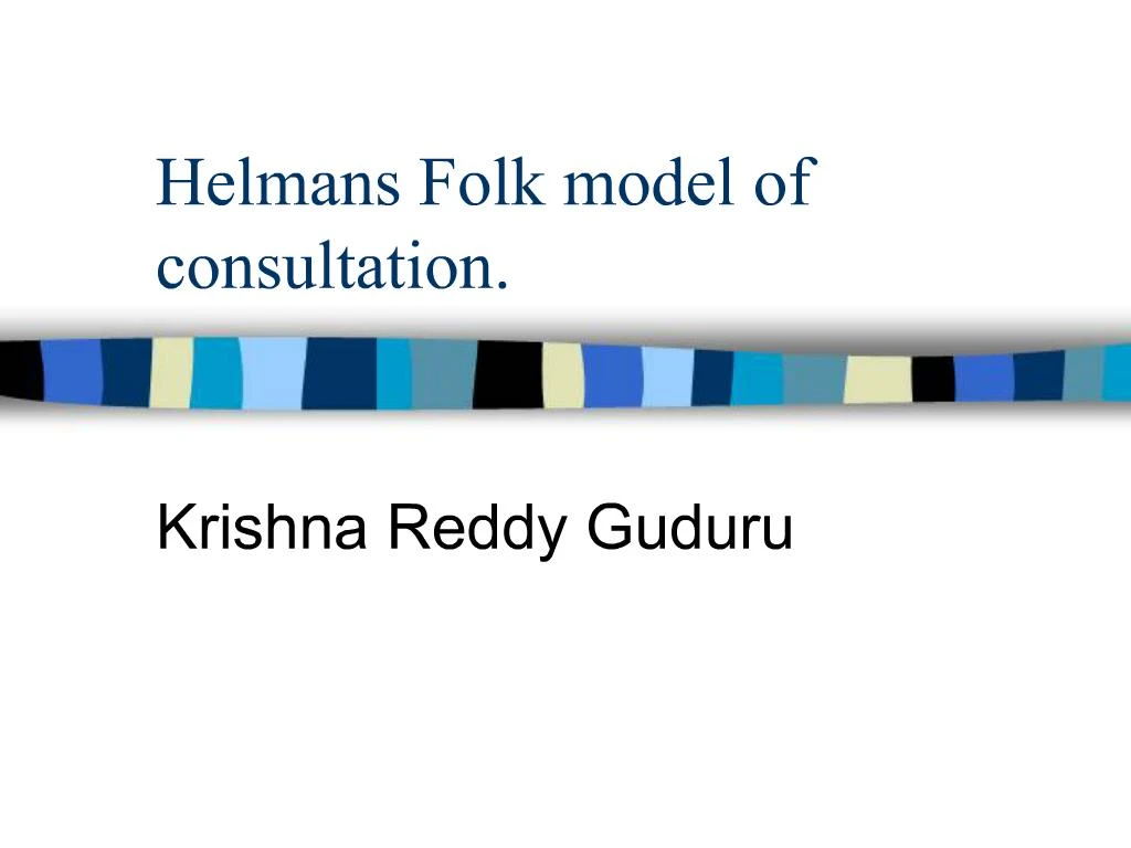 PPT - Helmans Folk model of consultation. PowerPoint Presentation, free ...
