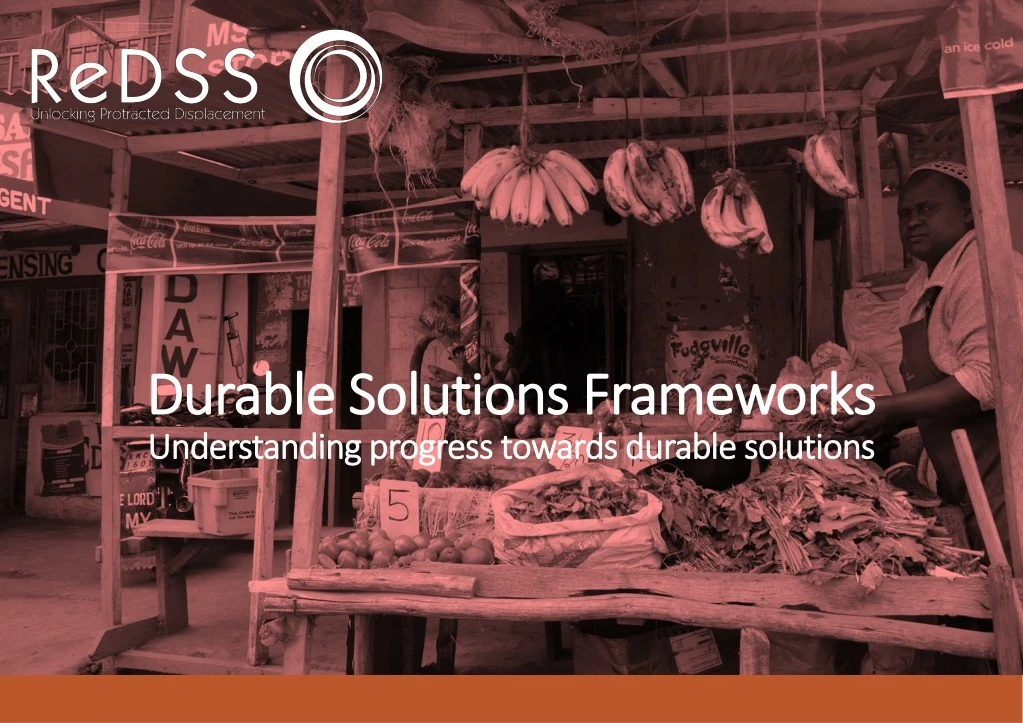 PPT - Durable Solutions Frameworks Understanding progress towards ...