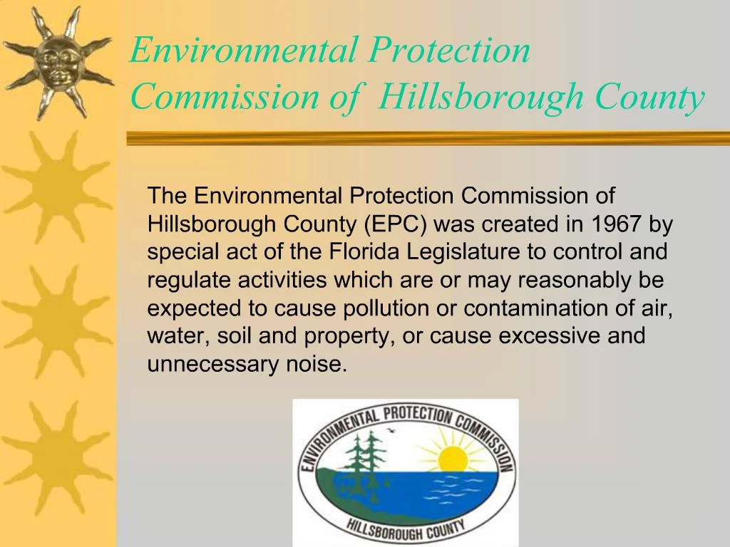 PPT - Environmental Protection Commission of Hillsborough County ...