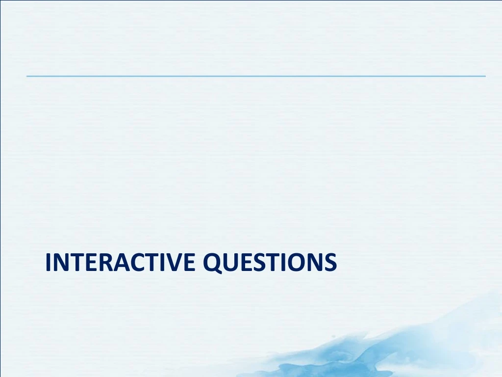PPT - INTERACTIVE questions PowerPoint Presentation, free download - ID ...