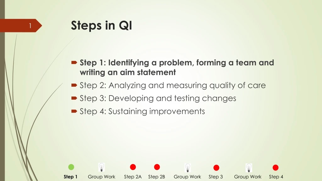 PPT - Steps in QI PowerPoint Presentation, free download - ID:385244