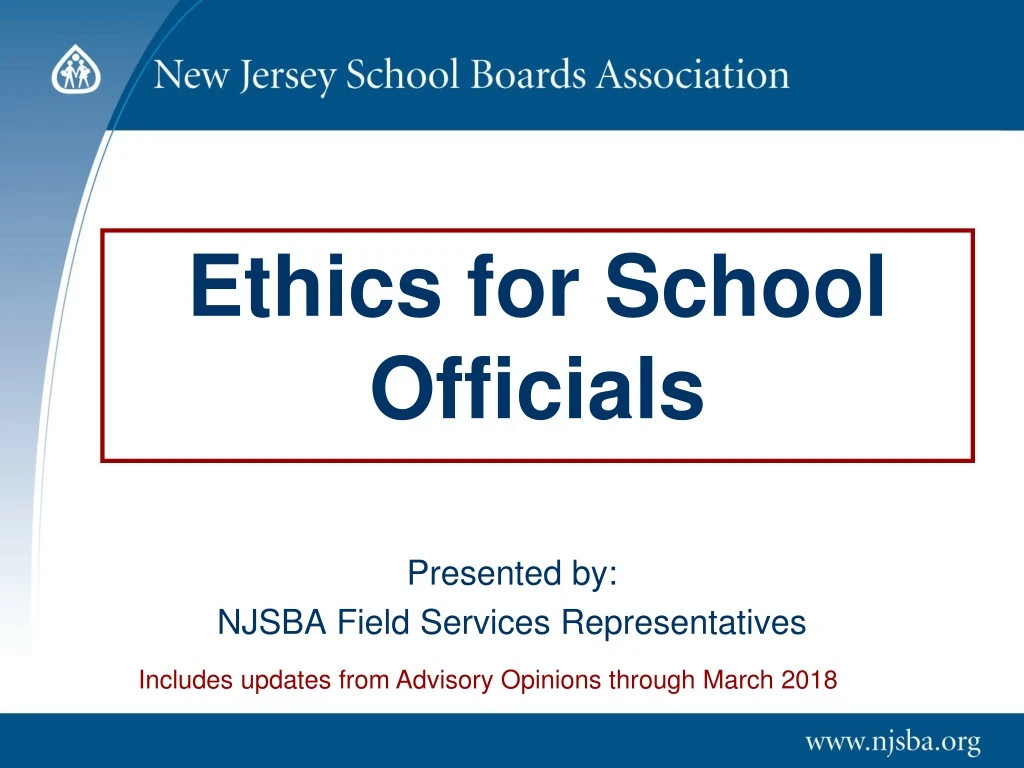 PPT - Ethics for School Officials PowerPoint Presentation, free ...