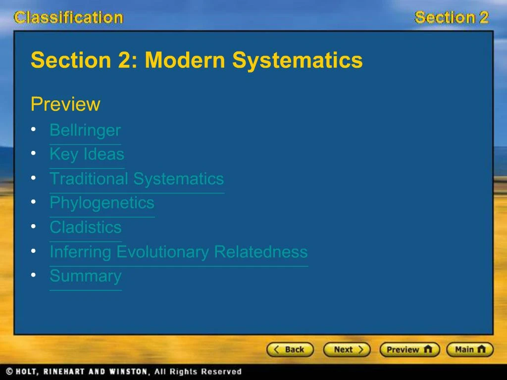 PPT - Section 2: Modern Systematics PowerPoint Presentation, free ...