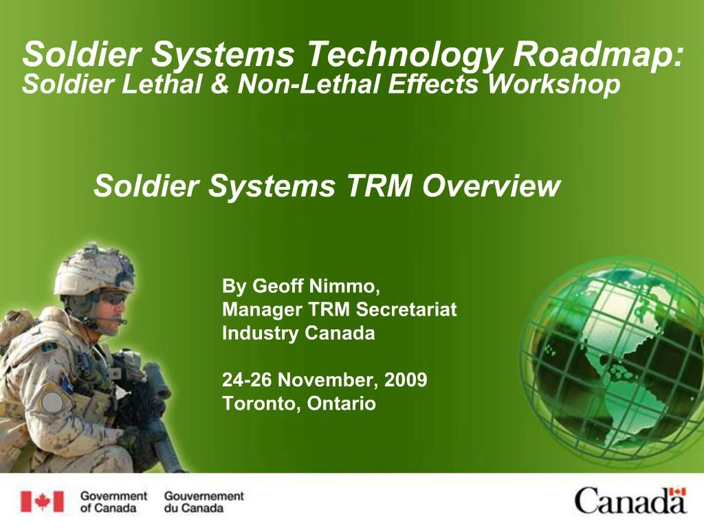 PPT - Soldier Systems TRM Overview PowerPoint Presentation, free ...
