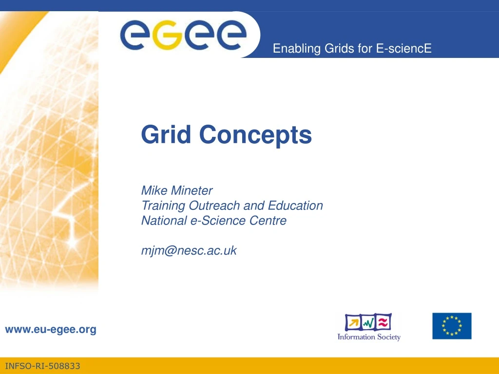 PPT - Grid Concepts PowerPoint Presentation, free download - ID:402805