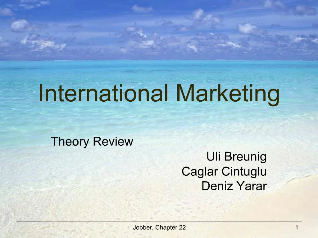 PPT - International Marketing PowerPoint Presentation, free download ...